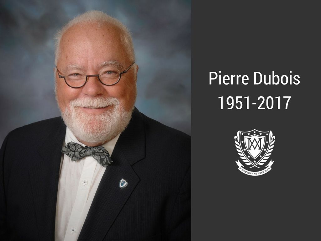 Décès de M. Pierre Dubois - Collège de Montréal